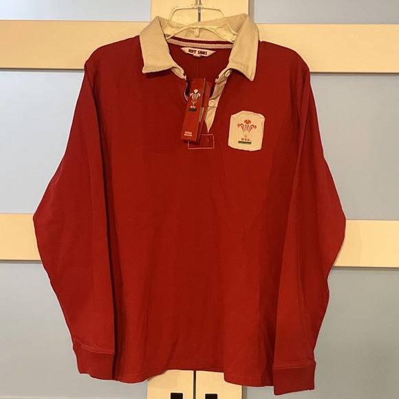 Wru | Tops | Wales Rugby Union Shirt Home Official Wru Merch Ladies Sz ...